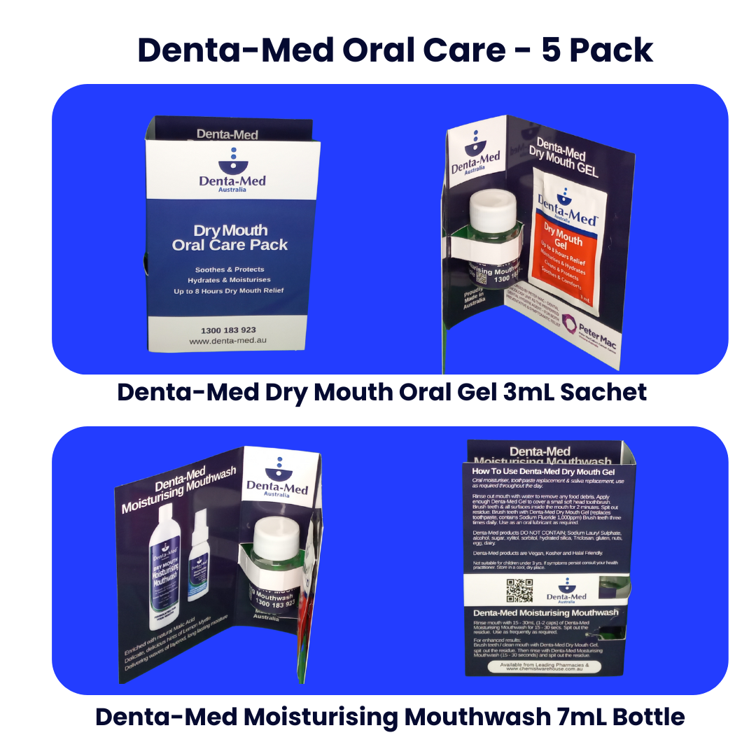 Denta-Med Dry Mouth Oral Care Sample Pack (x 5) – Denta-Med Australia