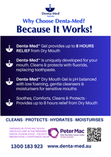 Denta-Med Dry Mouth Gel 65mL Tube | Moisturises up to 8 hours – Denta ...